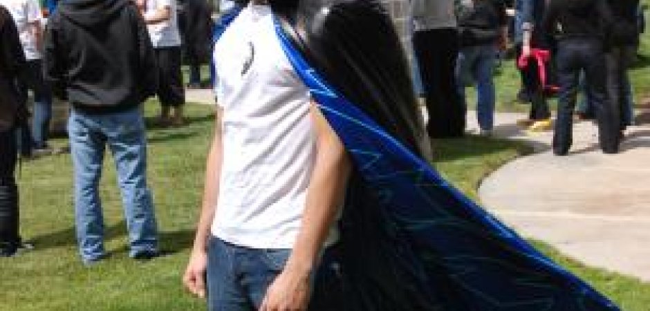 MegaMind Animator Wearing his MegaMind Cape | Happy Worker Toys ...