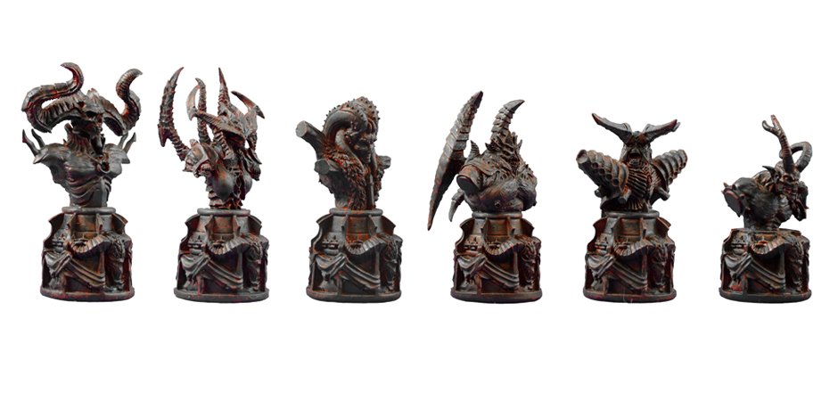 Custom Polystone Chess Set: Diablo Chess for Blizzard Entertainment ...